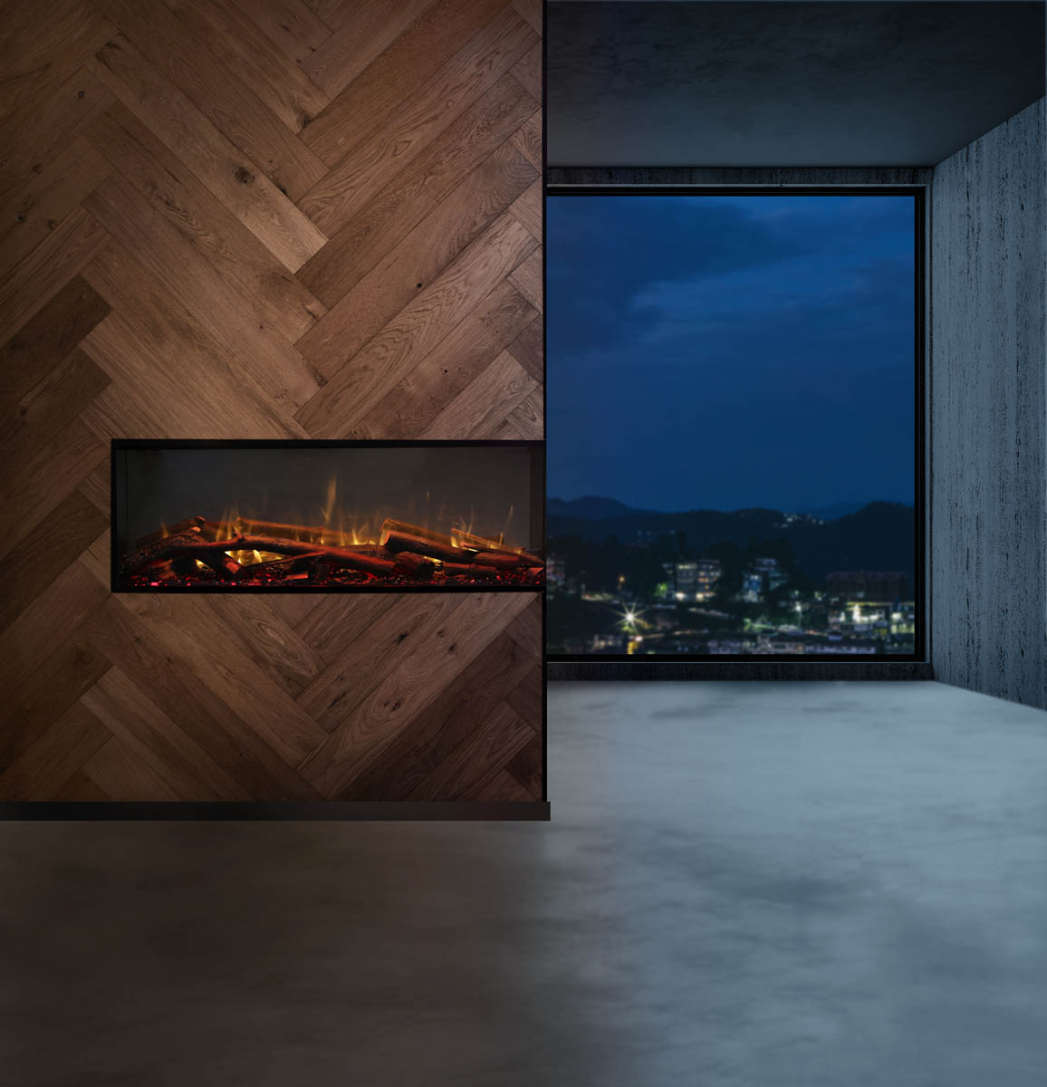 VisionLINE View Electric Fireplace - View 1600